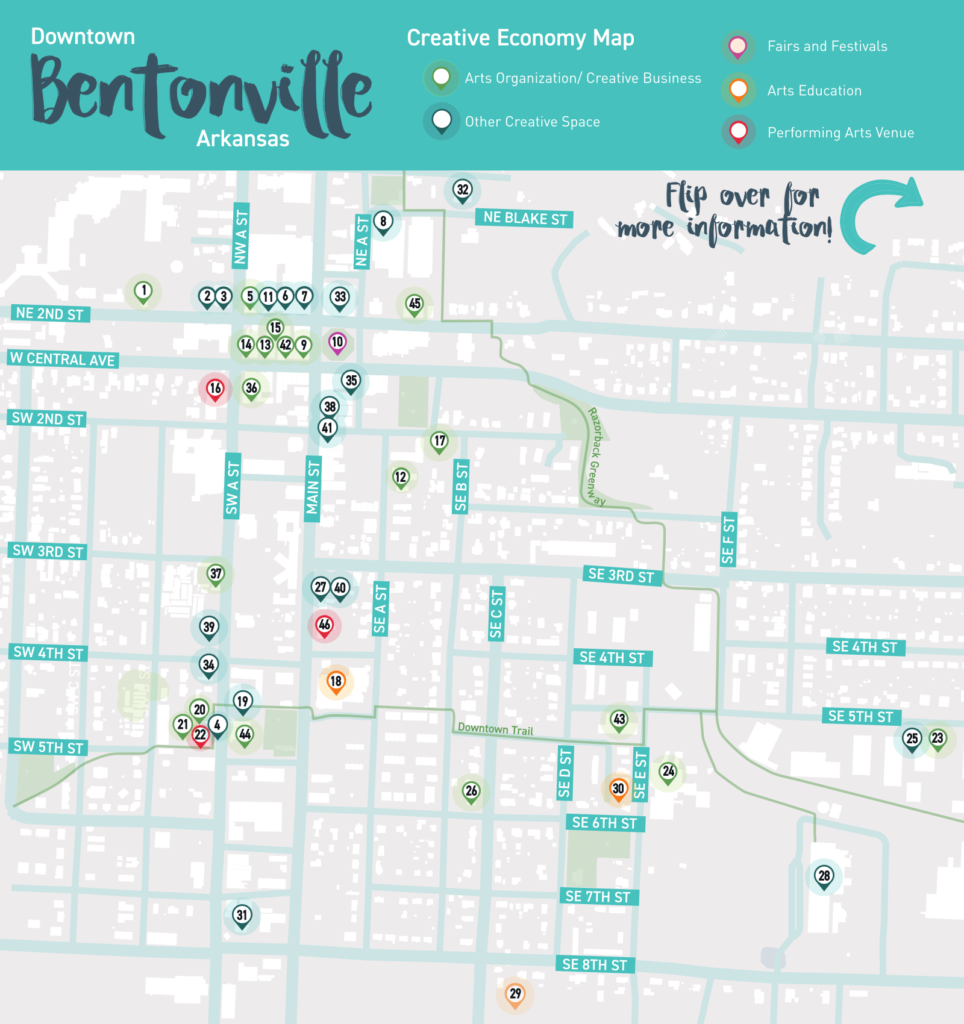 Cultural Asset Maps of Northwest Arkansas